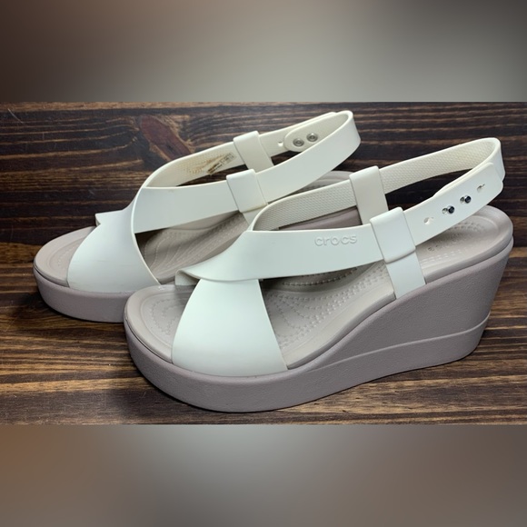 CROCS | Shoes | Crocs Literide Brooklyn High Wedge Womens Size 8 Shoes ...